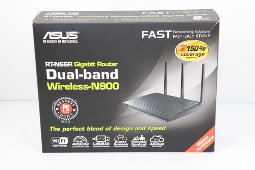 ASUS RT-N66U Dual-band Wireless N900 Gigabit Router Wi-Fi 802.11n ...