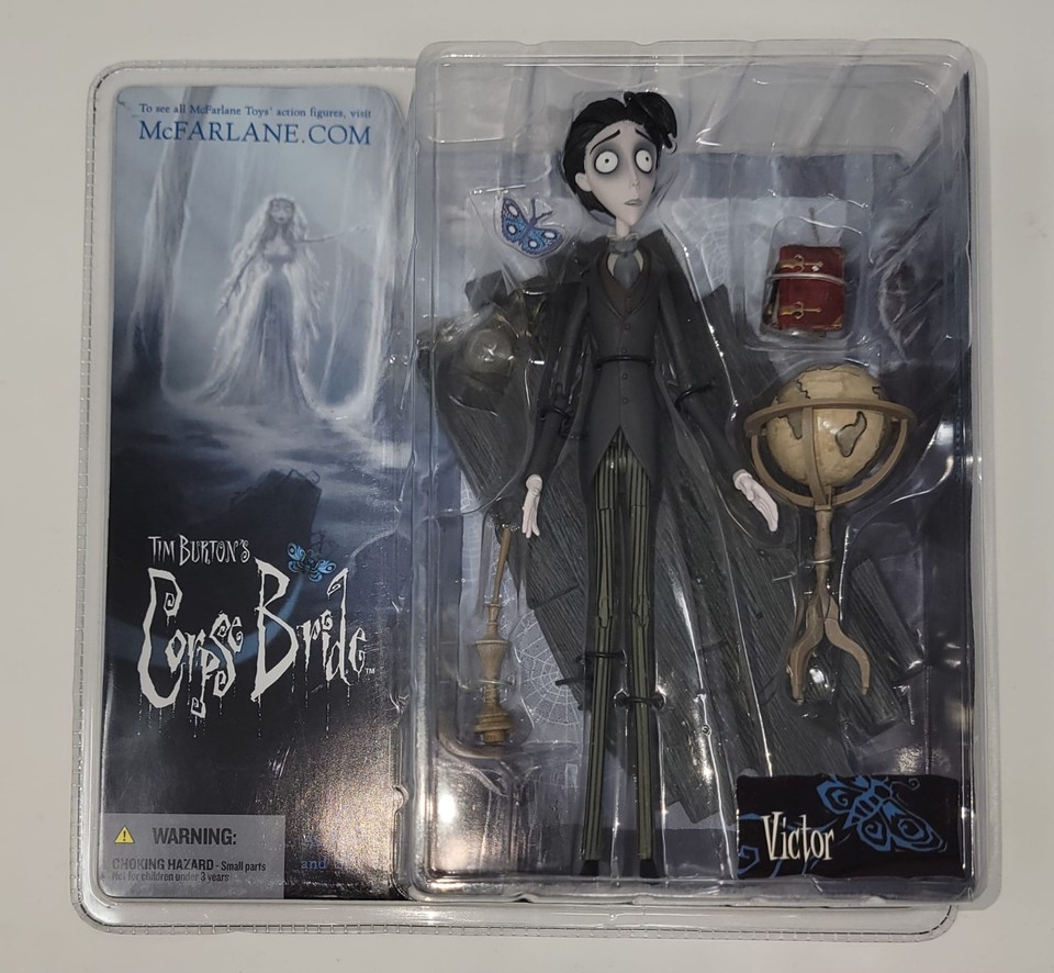Corpse Bride Mcfarlane Toys Action Figure Tim Burton Series 1-2 LOT OF ...