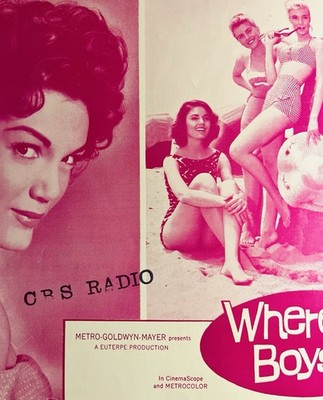 Connie Francis Where The Boys Are Sheet Music 1960 | eBay