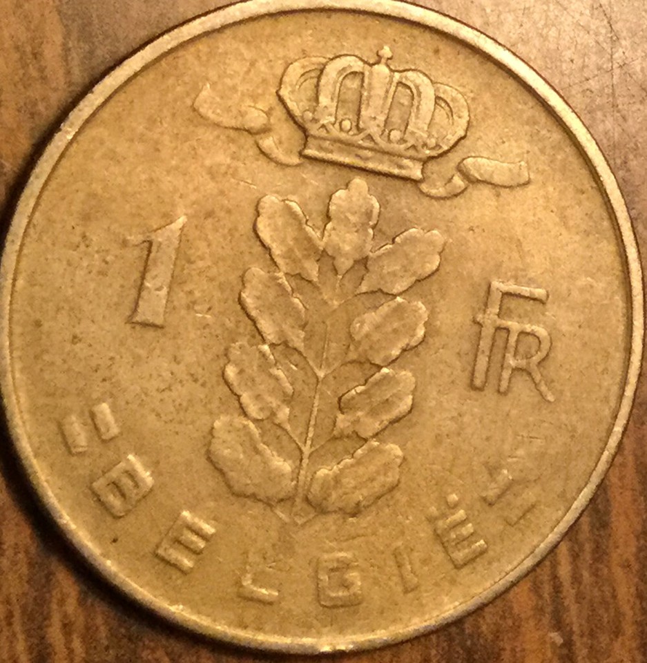 1956 BELGIUM 1 FRANC COIN | eBay