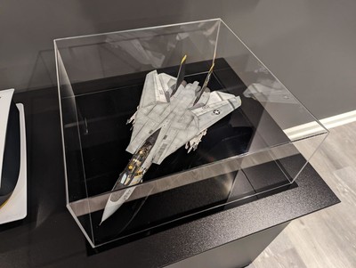 Airplane Display Case Acrylic 15 x 15 x 6 Inch Model Plane Car Diecast ...