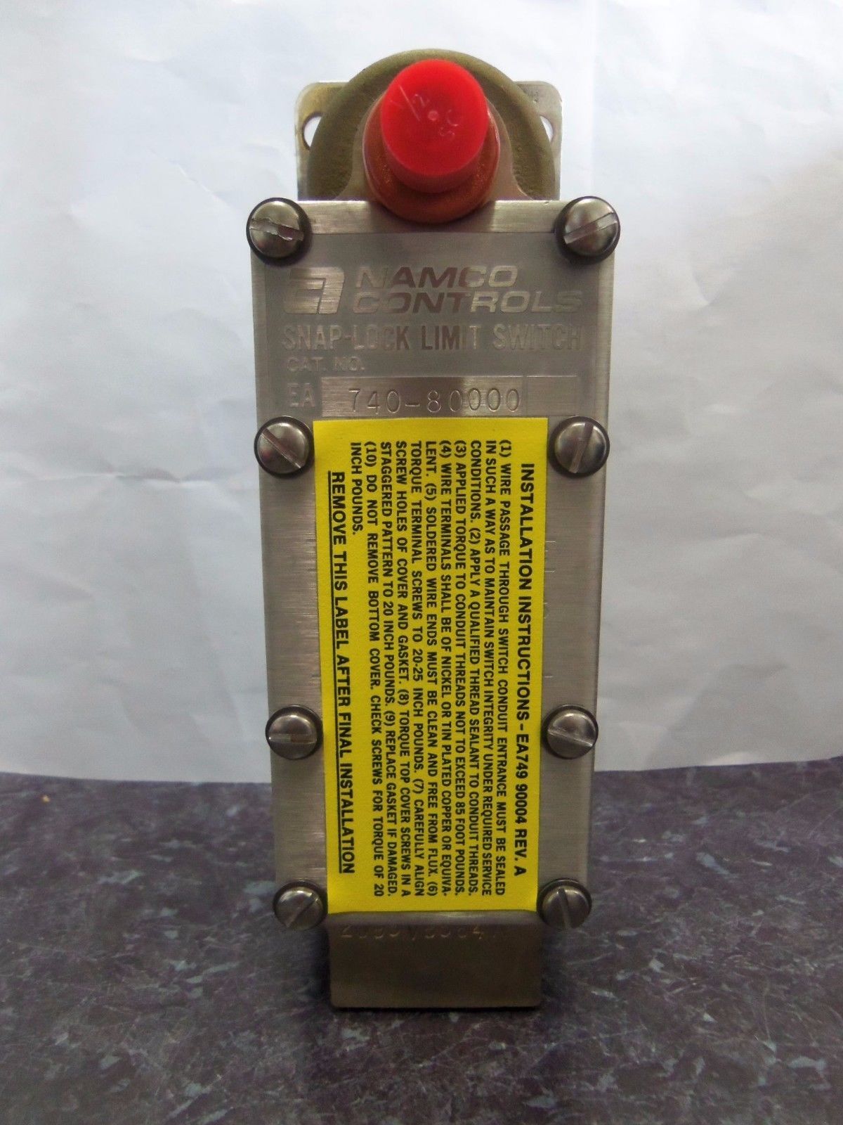New Namco Control EA740 80000 Snap-Lock Limit Switch EA 740 80000 NIB ...