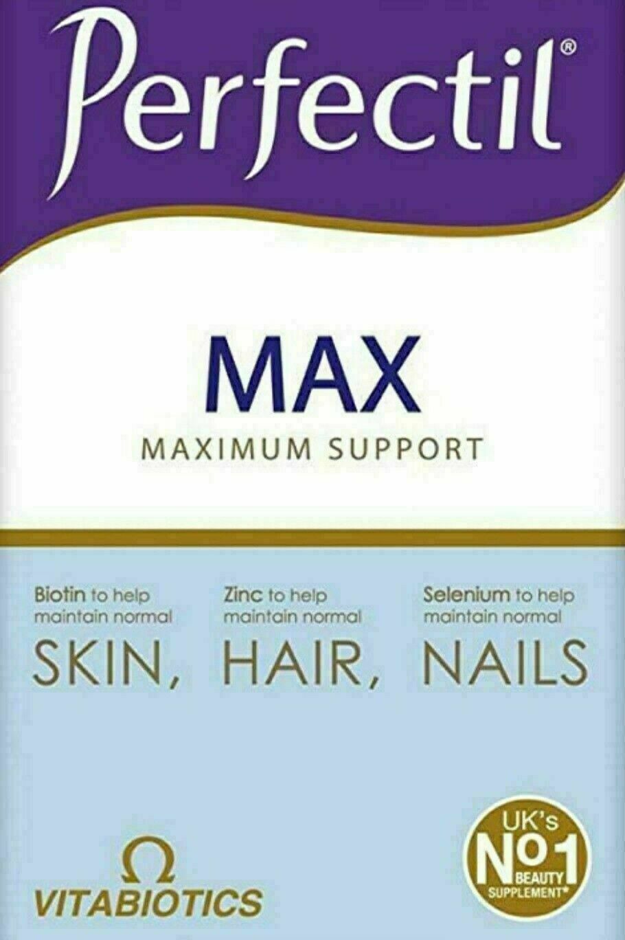 Vitabiotics Perfectil Max Support Healthy Skin Hair Nails Nutri 84 Tab | eBay