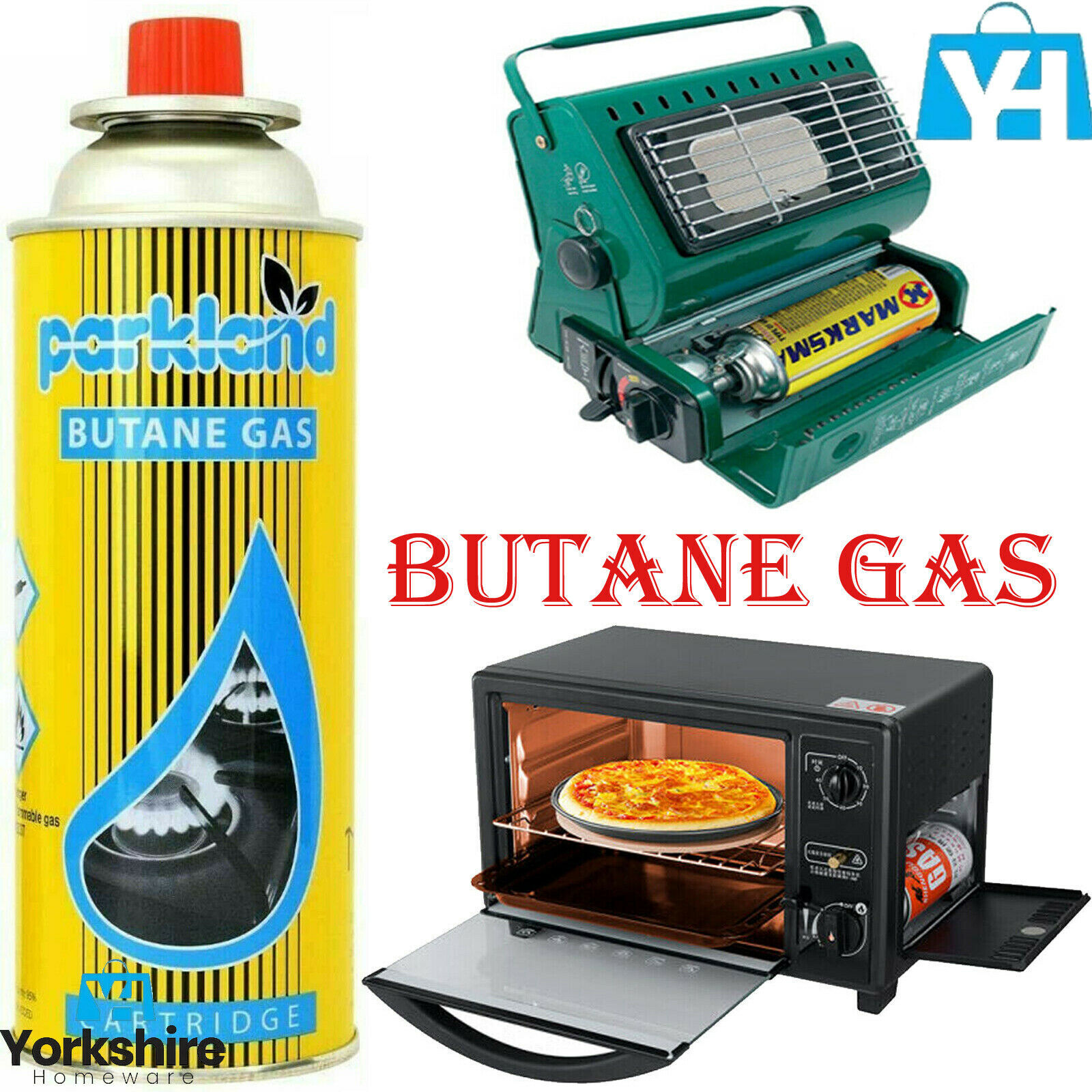 PORTABLE CAMPING GAS COOKER SINGLE BURNER STOVE BUTANE BBQ CARRY BAG ...