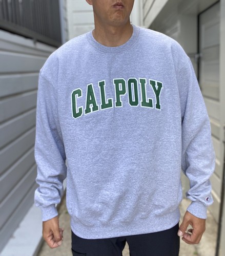 Champion Cal Poly Crew Neck Sweater University College XL Brand New | eBay