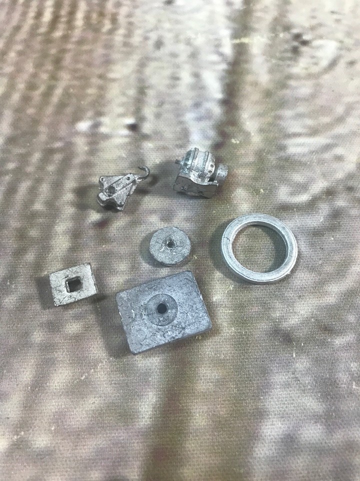 TRAIN O SCALE Parts LOT Metal Pewter | eBay