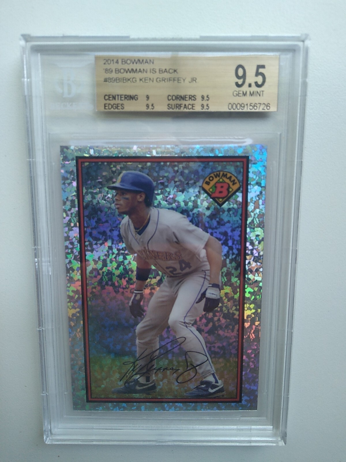 2014 Bowman - 1989 Bowman Is Back Ken Griffey Jr #89BIB-KG Silver ...