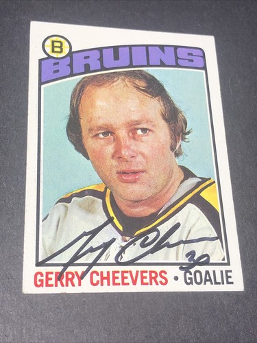 GERRY CHEEVERS SIGNED CARD AUTOGRAPH AUTO CHEEVERS AUTHENTIC HOLOGRAM ...