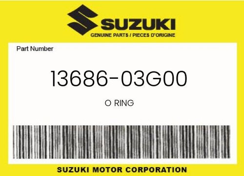 Suzuki Genuine O Ring - 13686-03G00 | eBay