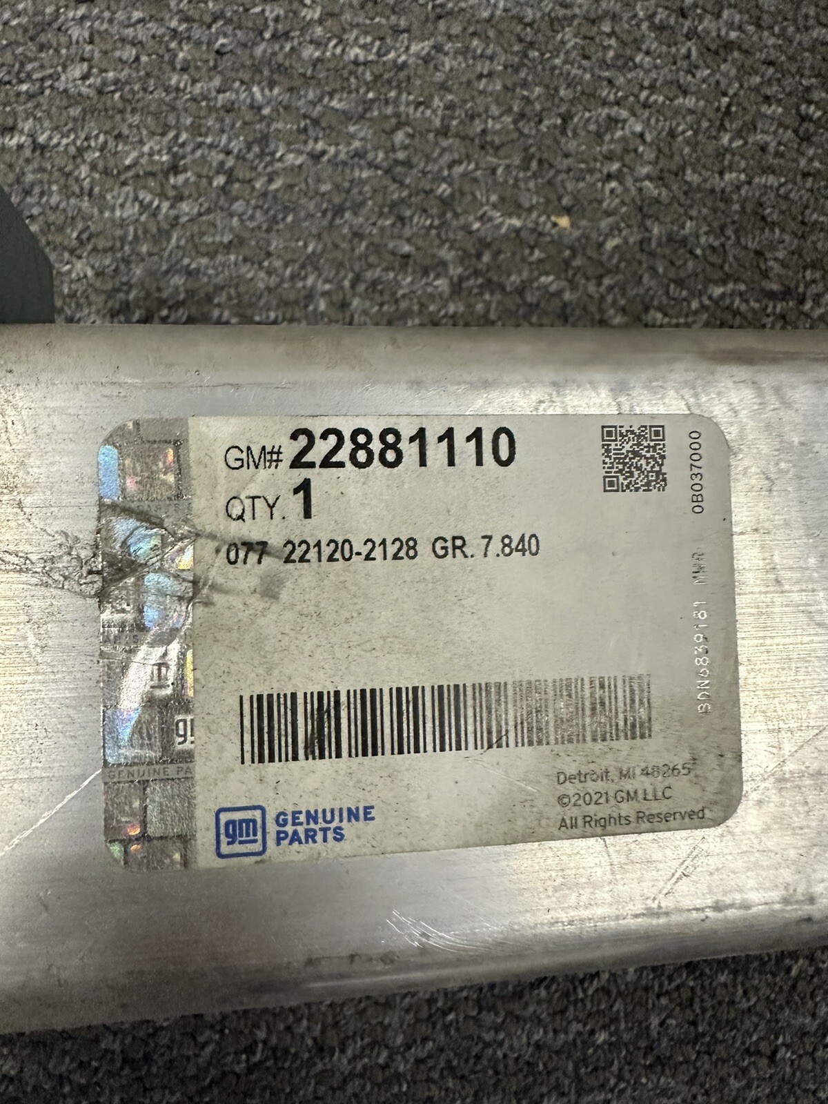 GM OEM Front Bumper Grille-bumper Bracket Right 22881110 for sale ...