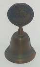 Vintage Miniature Replica Liberty Bell and Flag Bison Metal Bell Ringer ...