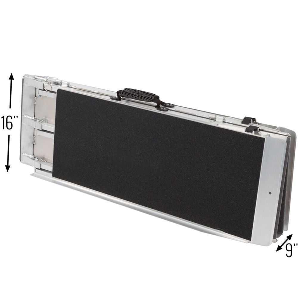 Silver Spring WCMF-12 Aluminum Multi-Fold Wheelchair Ramp -12' Long ...