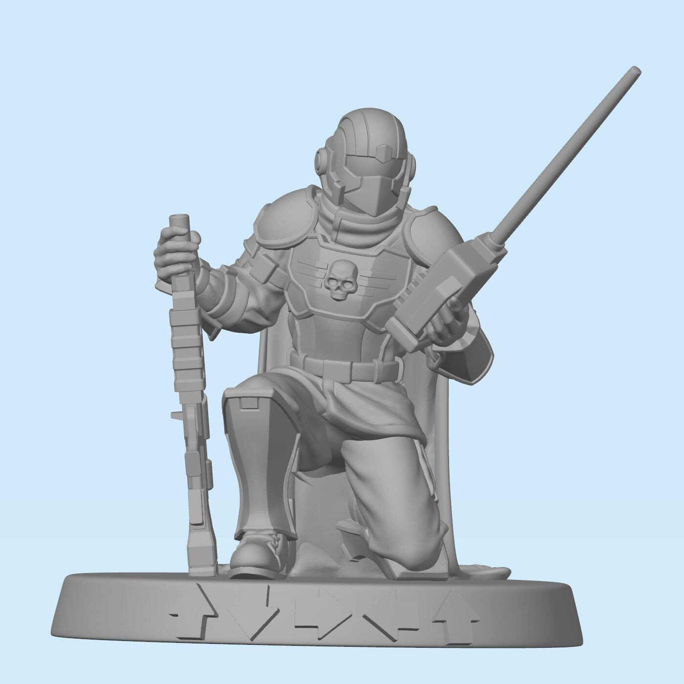 Helldivers 2 Miniatures with bases unpainted resin for wargames 4x Set ...