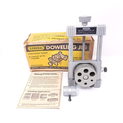 Vintage General Doweling Jig No. 840 in Original Box - New NOS | eBay