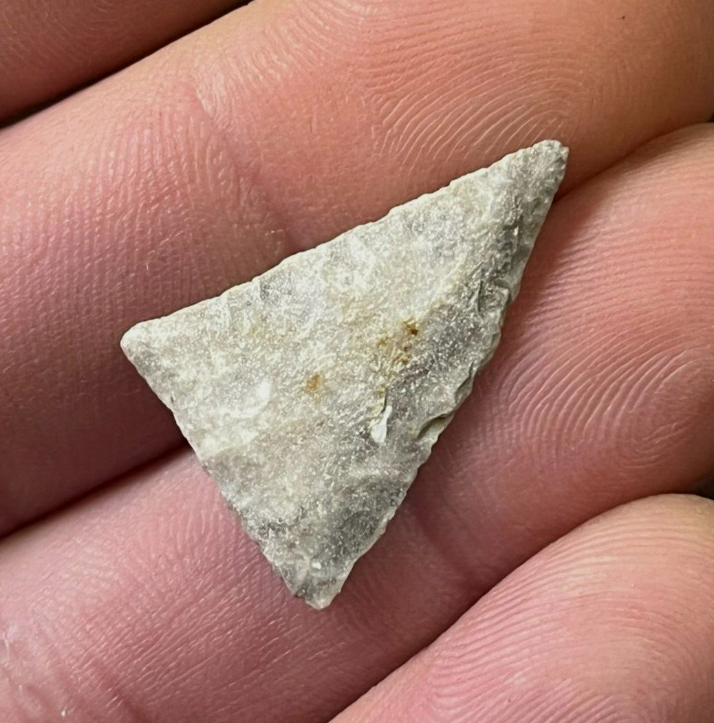 COLORFUL LAKE ERIE TRIANGULAR POINT NEW YORK AUTHENTIC ARROWHEAD ...