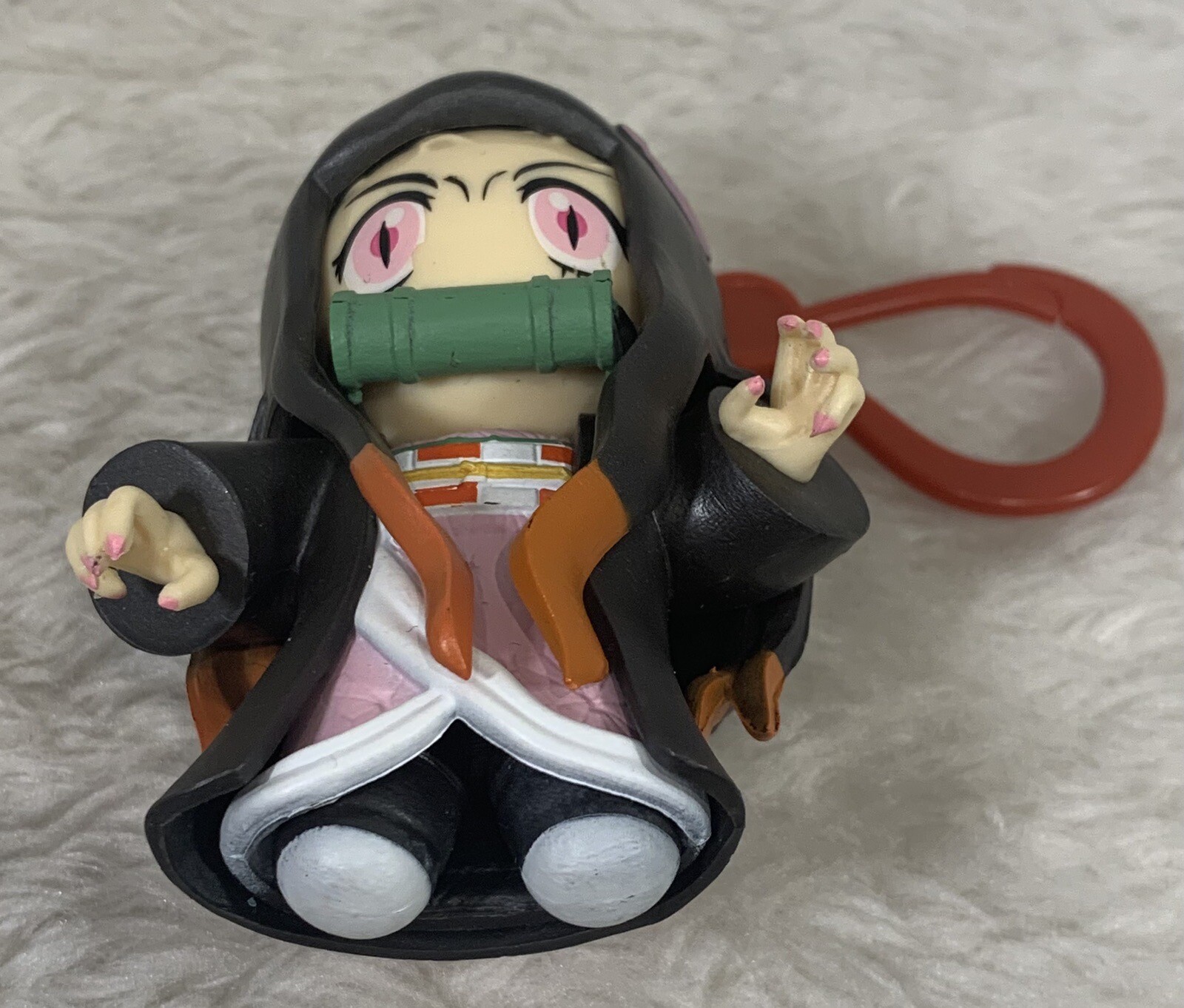Demon Slayer Nezuko Kamado Blind Bag Keychain Hanger Angry | eBay
