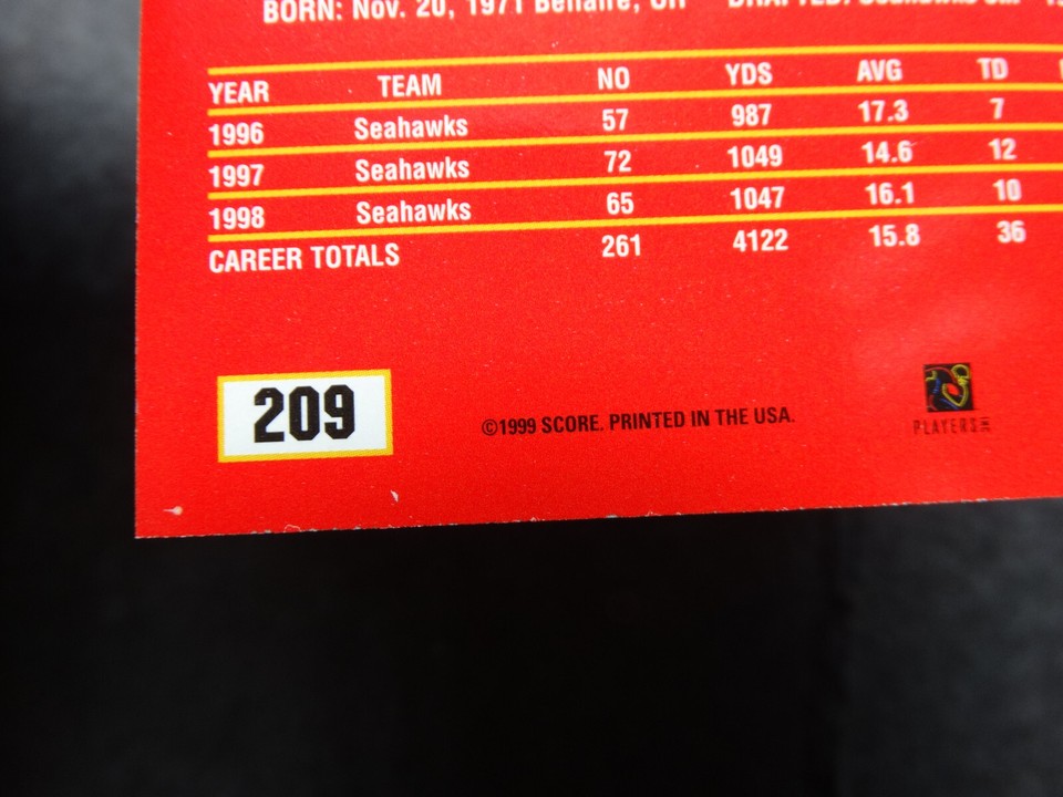 1999 Score Football Cards Complete Your Set You U Pick From List 151 ...