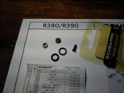 SCUBA PRO Repair Kit For R190/R380, NEW OLD STOCK. | eBay