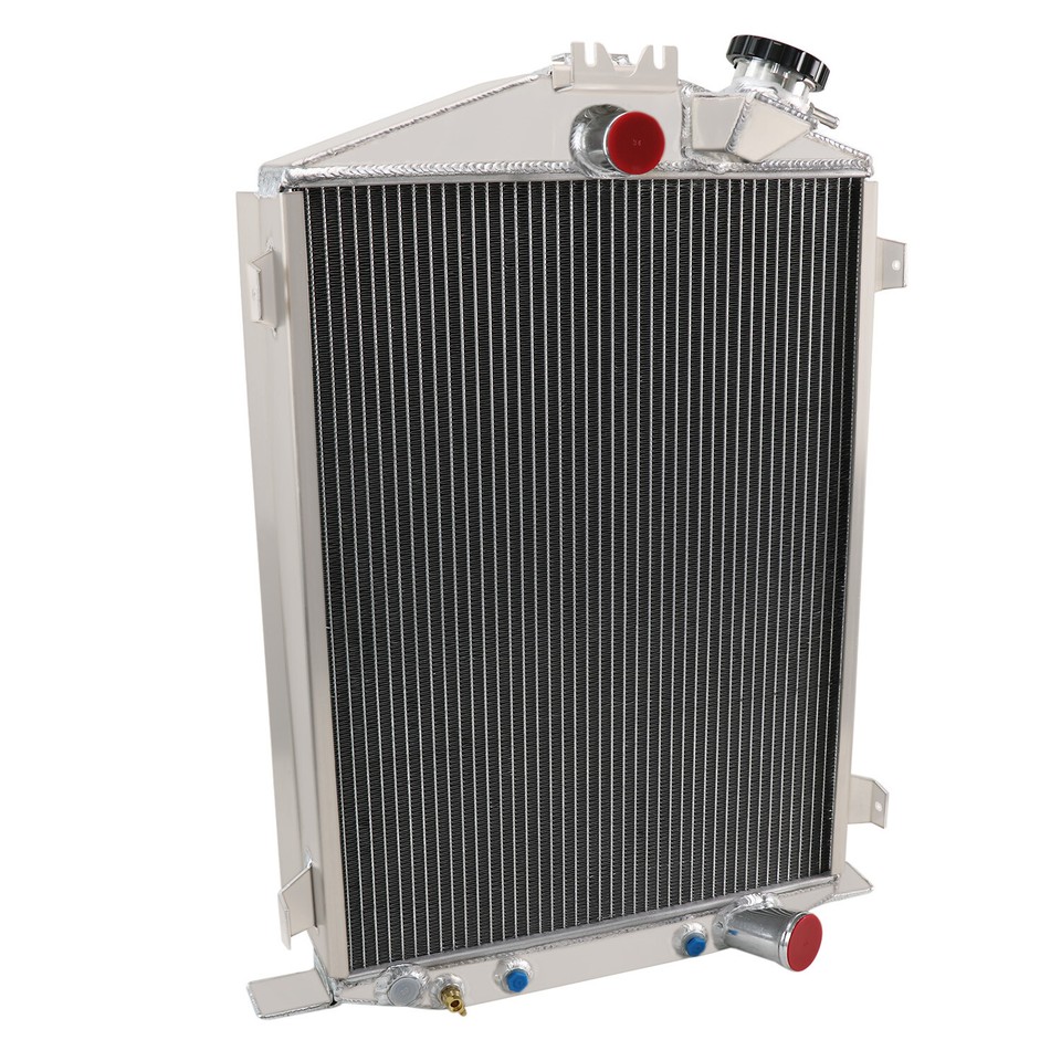 4 Row Aluminum Core Radiator For 1932 Ford HI High Boy Street Rat Rod ...