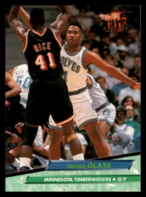 1992-93 Ultra Gerald Glass #110 Minnesota Timberwolves | eBay