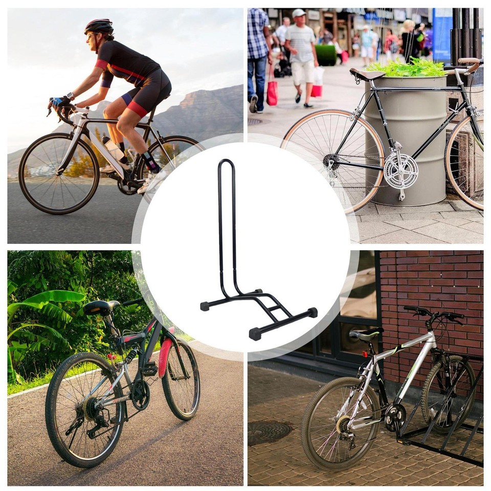 Bike Floor L Parking Stand Mountain Bicycle Display Rack Storage Holder ...