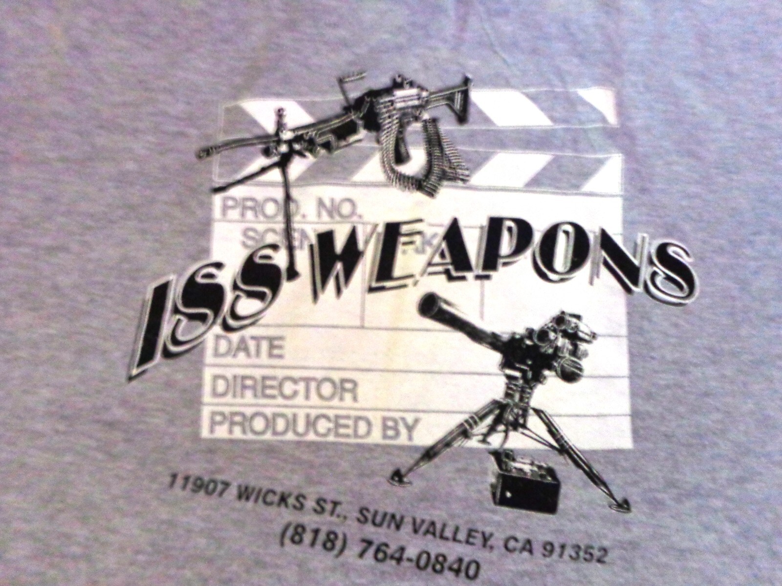 ISS Independent Studio Services Weapons Dept ..Gray | eBay
