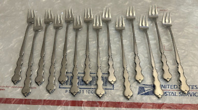14 Oneida Valerie stainless cocktail forks 6 " - Distinction Deluxe | eBay
