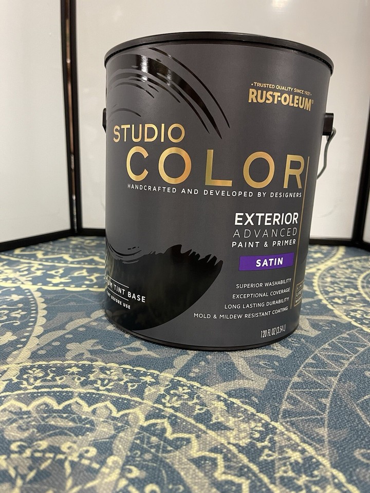 Rust-Oleum Studio Color, Exterior Advanced Paint and Primer Satin ...
