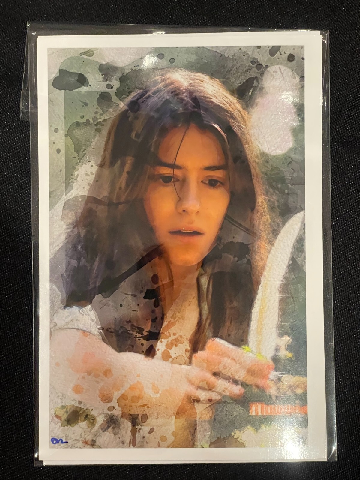 Daisy Edgar-Jones Kya Clark Crawdads Sing 4x6 Sketch Photo John Rudolph ...