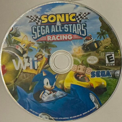 Sonic & Sega All-Stars Racing Nintendo Wii - Disc Only 10086650358| eBay