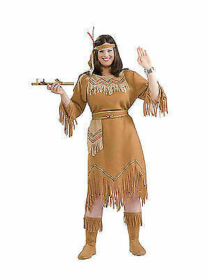 Forum Novelties Women's Native American Indian Maid Plus Size Costume ...