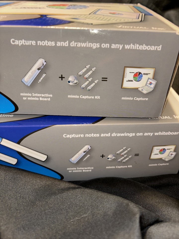 (2) New MIMIO 580-0014 Virtual Ink Capture Kit With Dry Erase Markers ...
