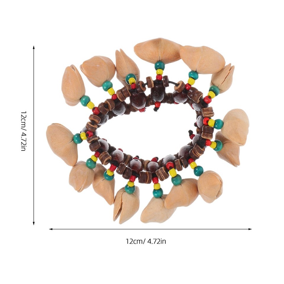2 Pcs Nut Shell African Bracelet Custom Jingle Bell Nutshell Braclet | eBay