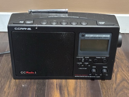 CC Radio 2 Black AM FM WX - Meter Ham Band Radio Receiver C.CRANE | eBay