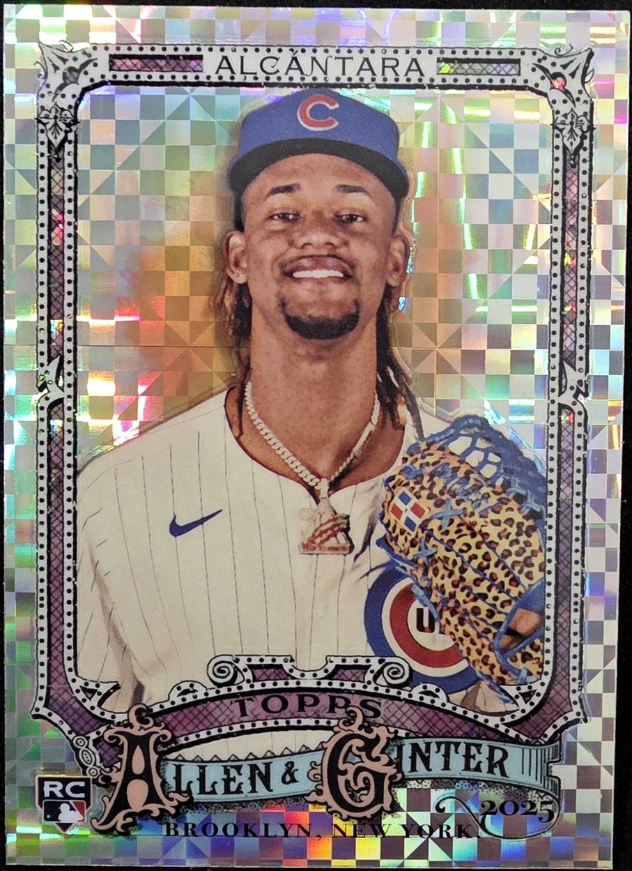 2025 Topps Allen & Ginter - Chrome Kevin Alcantara #83 X-Fractor (RC ...