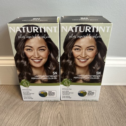 Naturtint Hair Color 5N Light Chestnut Brown – 2 Boxes – Exp 02/2030 ...