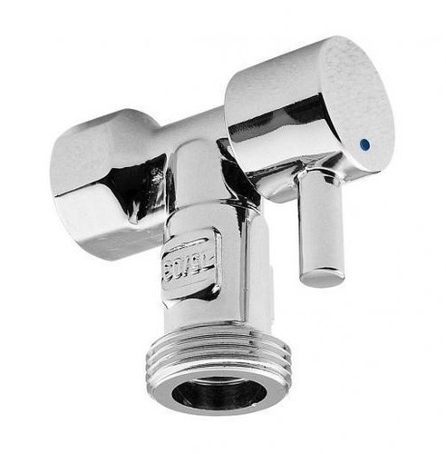 Arco RIGHT ANGLE WASHING MACHINE STOP 1/2"Fx3/4"M Lever Handle CHROME ...