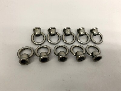 Lot of 10 female 1/8ip Hanging threaded Lamp Chandelier Ring Loop Part ...