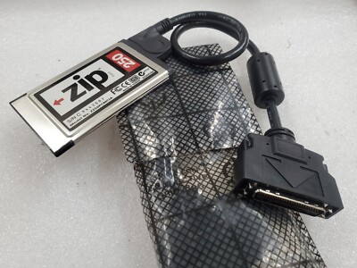 Iomega Zip 250 USB Extermal Drive Z250PCMCIA Adapter PC Card and Cable ...
