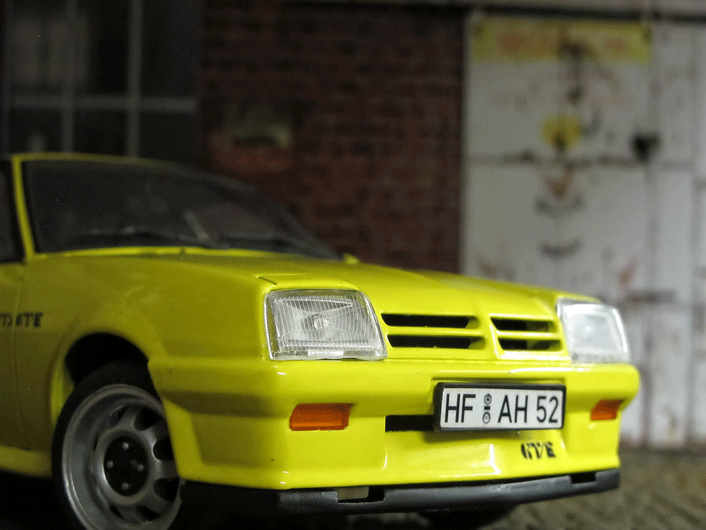 Opel Manta B GT/E Kit 400 Frontlippe Spoiler Modelauto Umbau Tuning ...