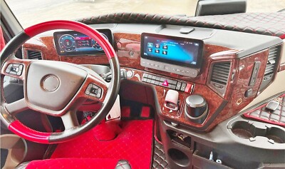 Cockpit Dekor für MERCEDES ACTROS MP5 ab Bj.2020 in Wurzelholz Look 29 ...