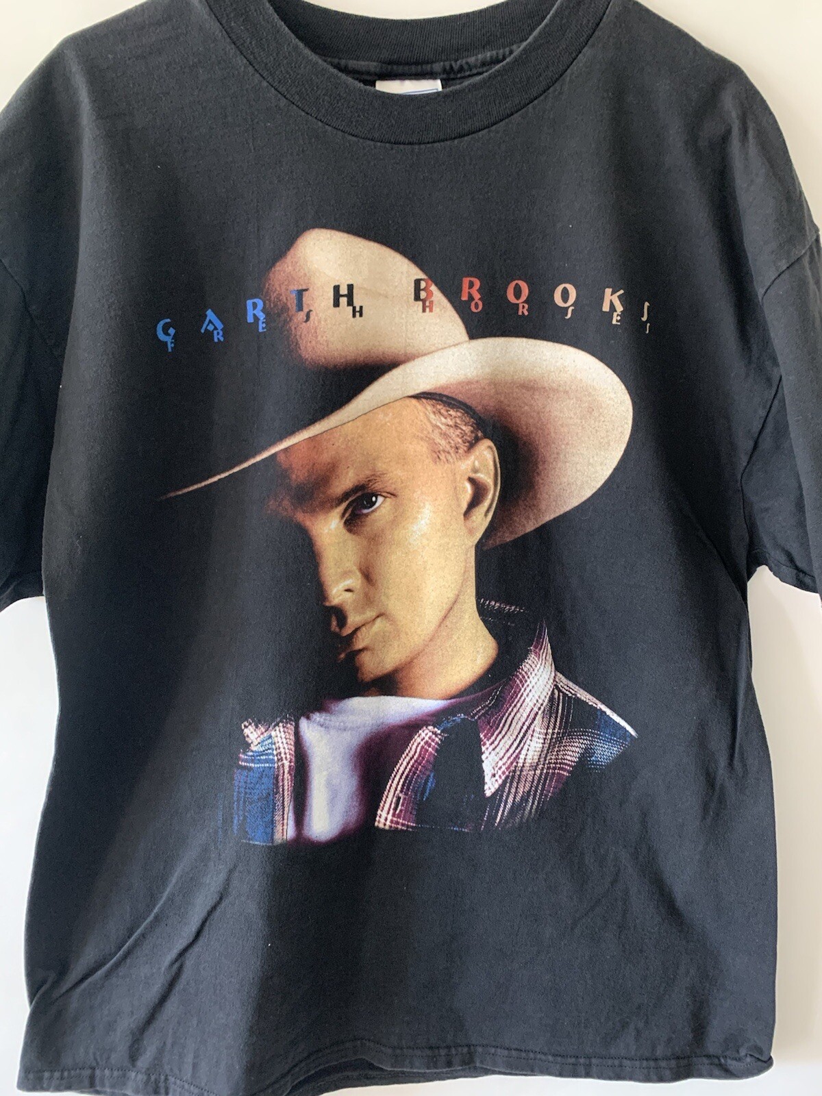 Vintage 1996 Garth Brooks Beefy T shirt Tour Fresh Ho… - Gem