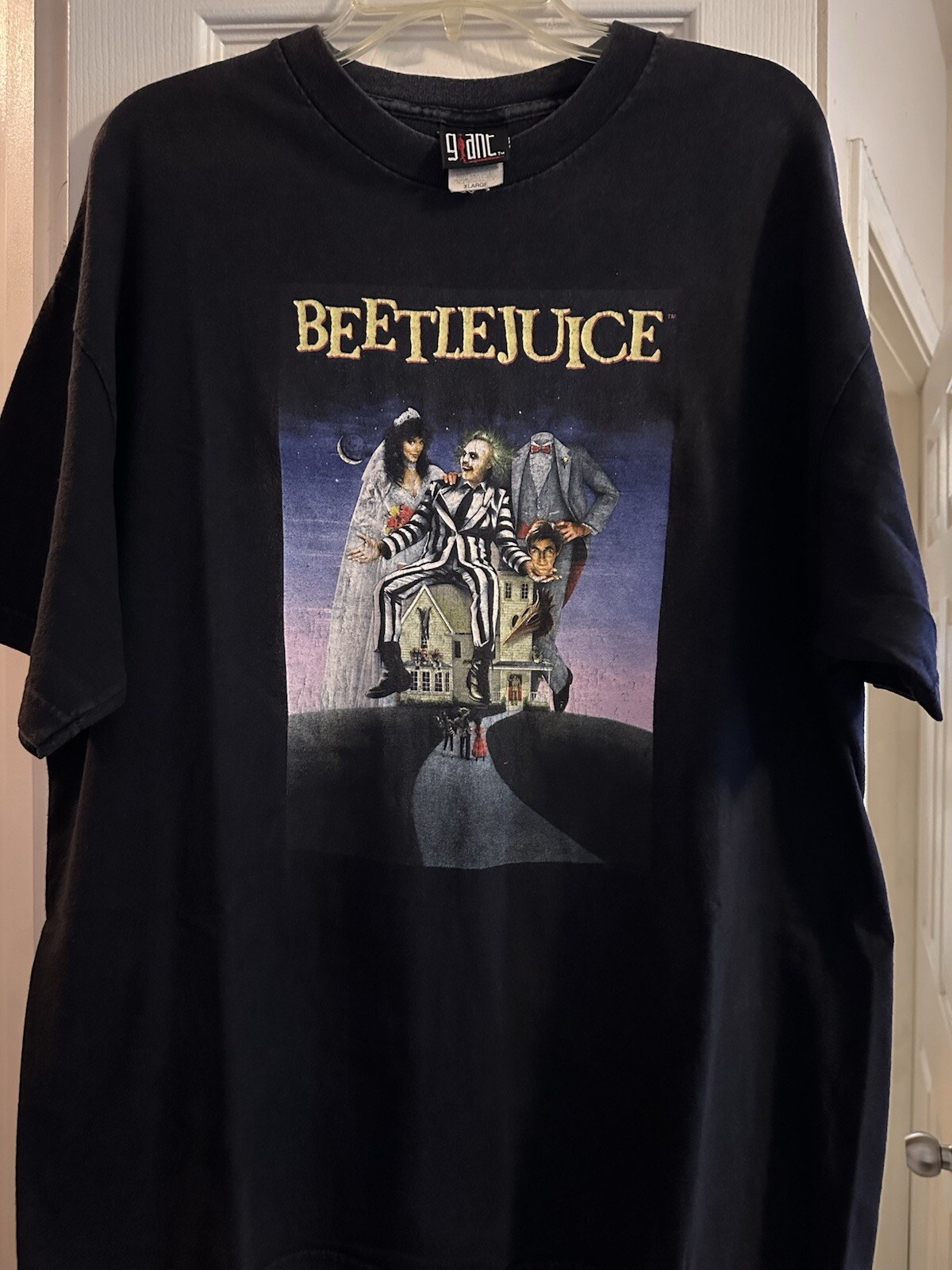 Vintage Tim Burton Beetlejuice Movie Promo Shirt XL - Gem