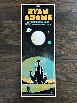 Ryan Adams 2017 Calgary Screenprinted Poster By Ivan Minsloff | eBay