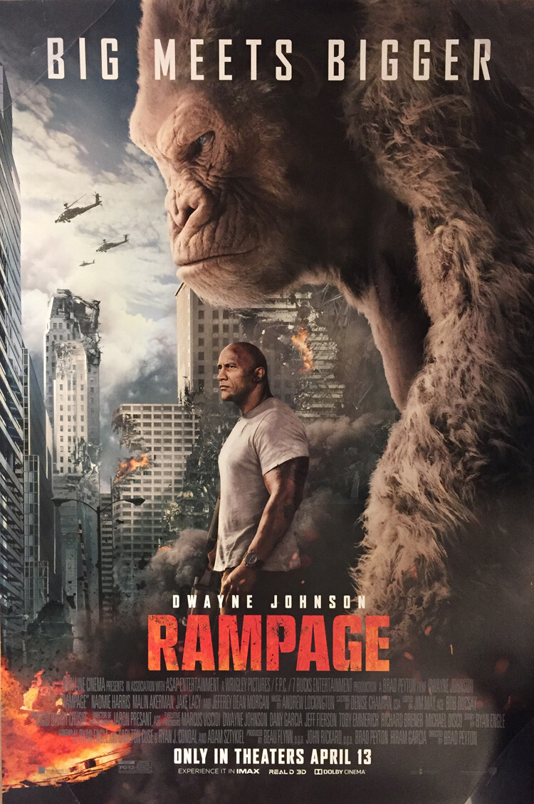 Rampage Movie Poster