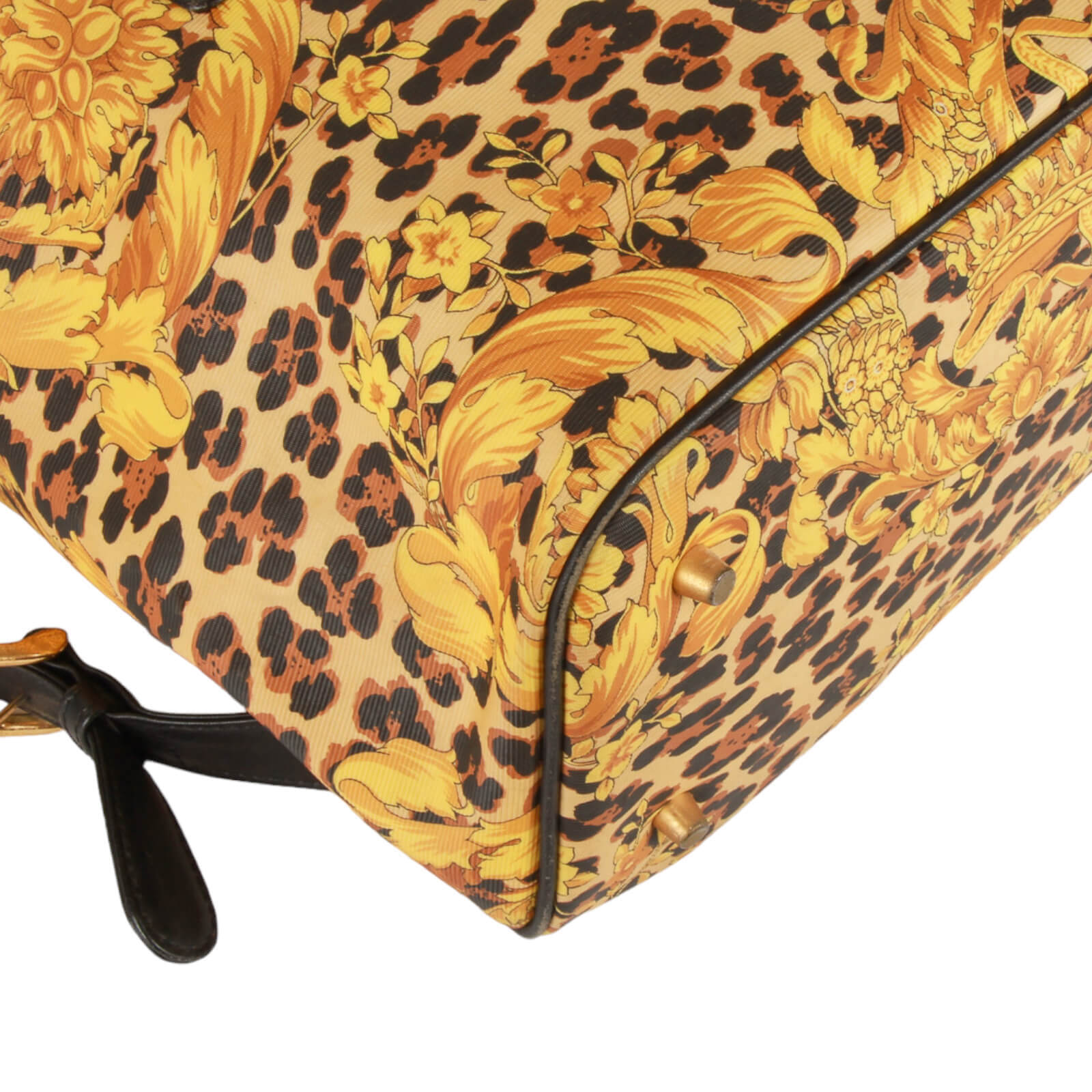 AUTHENTIC GIANNI VERSACE YELLOW BAROCCO BACKPACK - Gem