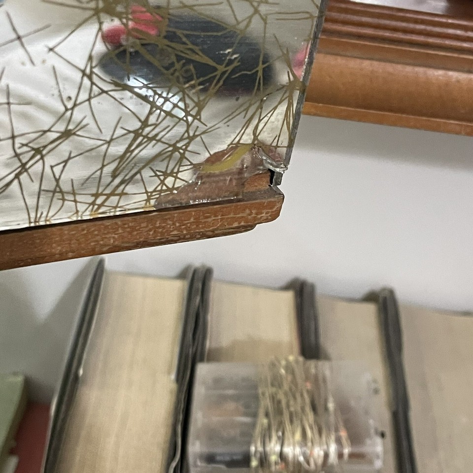 Vintage Shadow Box Atomic Mirror Mid Century Modern Sputnik MCM 60s ...