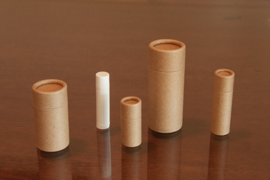 50 Eco Balm Tubes 1.25oz 35g - Kraft Paper Cardboard Push-Up Cosmetics ...