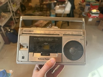 National Panasonic RX-1820 FM-AM Radio Cassette Recorder Silver | eBay