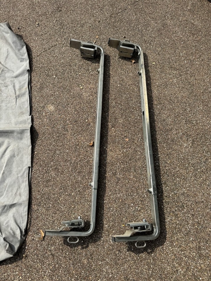 ERDE 142 Trailer with Hard Top Soft Top and Top Box/Bike Brackets ...